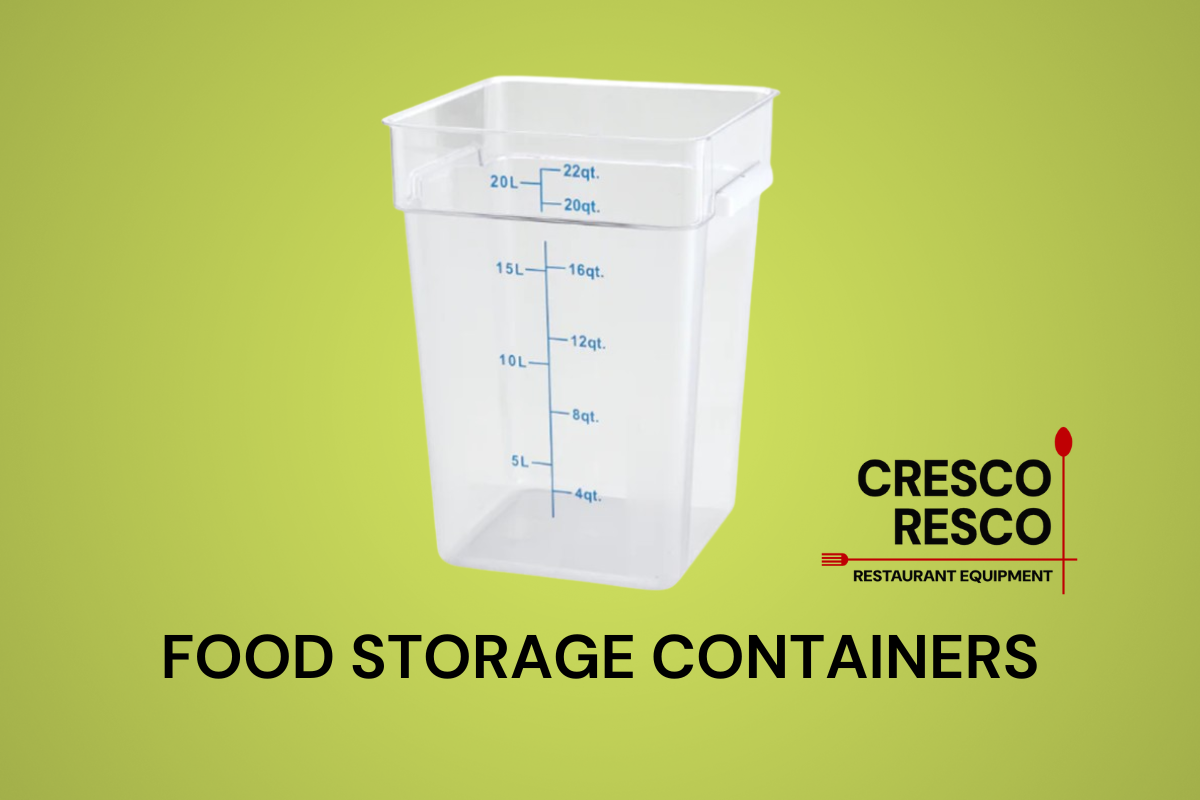 The Ultimate Guide to Food Storage Containers: Cambro, Thunder Group ...