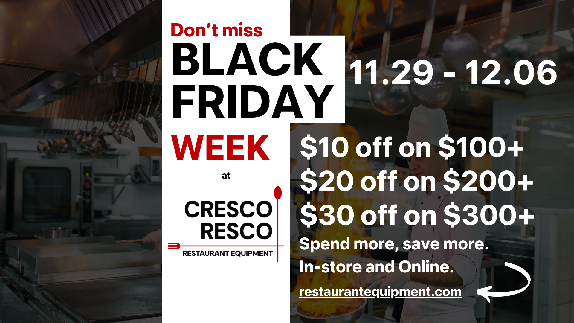 Black Friday Week at Cresco Resco: Unbeatable Deals from 11/29 to 12/6 ...