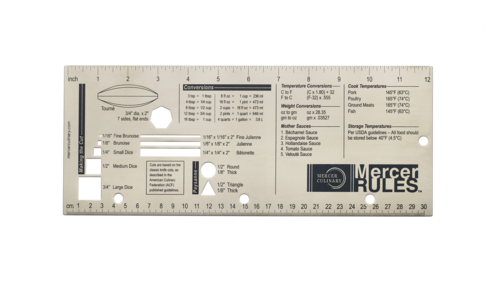 M33241 Mercer Two-Sided Culinary Ruler – Cresco Resco: Restaurant ...